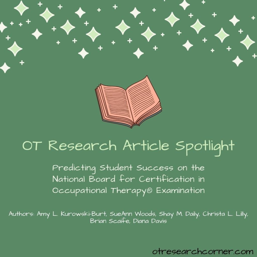 OT Research Spotlight – OT Research Corner