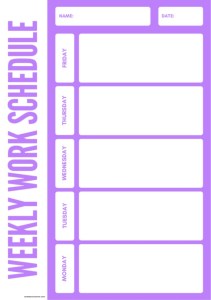 Free Resources: Daily and Weekly Therapy Planning Sheets – OT Research ...