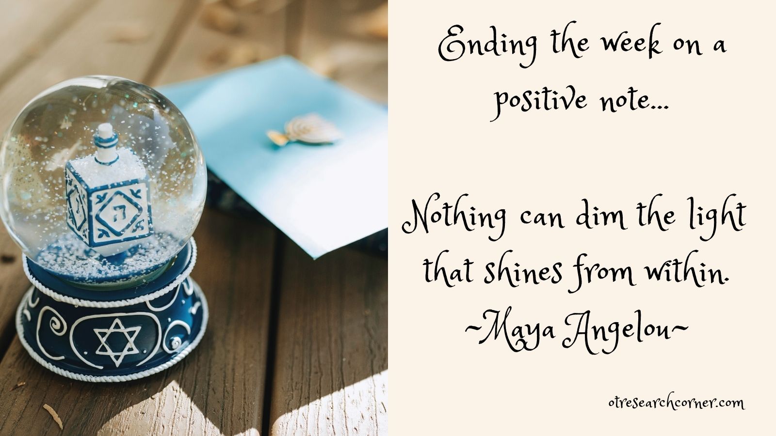 Ending the week on a positive note… – OT Research Corner