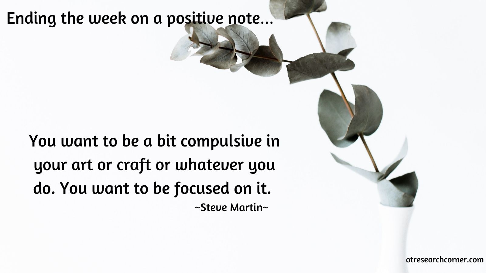 Ending the week on a positive note… – OT Research Corner